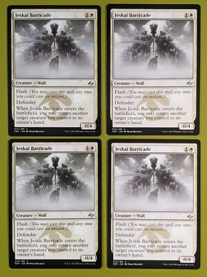 Jeskai Barricade x4 Fate Reforged 4x Playset Magic the Gathering MTG | eBay