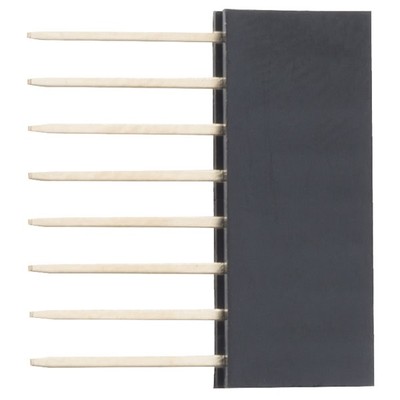 2.54mm Pitch Single Row Long Pin Female Header 10 Way PCB Socket (Pack ...