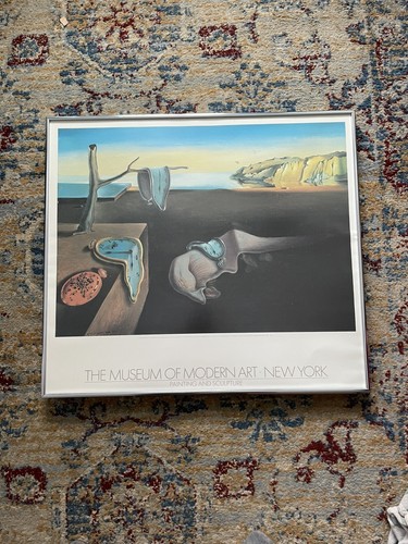 Salvador Dali "Persistence of Memory" Vintage 1984 Surrealism Moma New ...