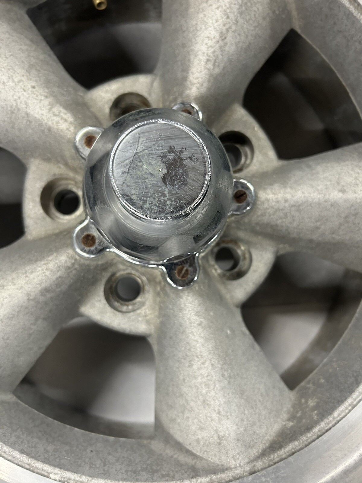 Vintage Torque Thrust Wheels 15x6 Appliance Chevy GM 5 Spoke Mag Wheels ...