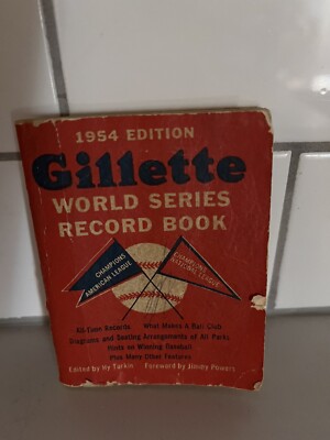 1954 Gillette World Series baseball Record small pocket sized Book | eBay