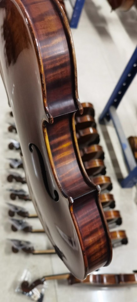 Stradivarius Nice Pattern Handmade Violin 4/4 with Free Case | eBay