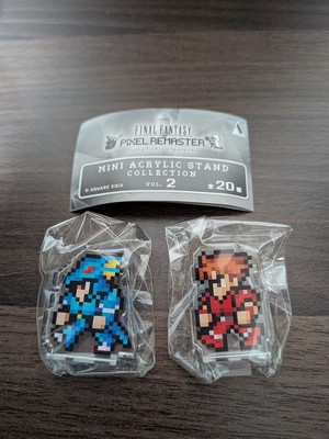 Final Fantasy Pixel Remaster Acrylic Stand Set Cain Warrior No Capsule ...