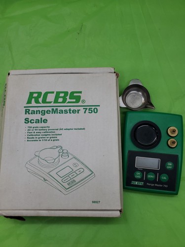 RCBS Reloading ,Rangemaster 750 Digital Scale ,in Box ,98927 Grains ...