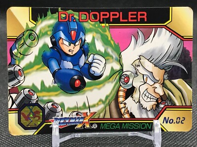 MEGA MAN X MEGA MISSION CARD DASS TCG CAPCOM BANDAI 1995 JAPAN Rare No ...