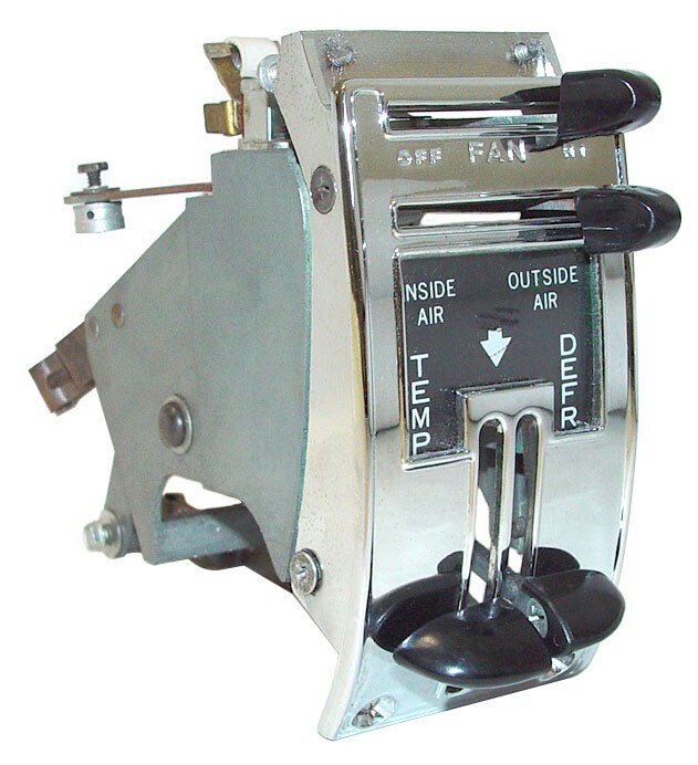 1955-1959 Chevy Truck Chrome Deluxe Heater Control 55-17525-ASM ...