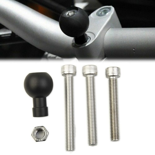 For RAM Mount RAM-B-367U Motorcycle Handlebar Clamp Base With M8 Screws ...