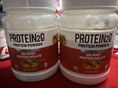 Protein2o Whey Protein Isolate Orange Mango Powder Exp 11/24 (2 TUB ...