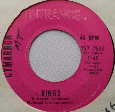 CYMARRON RINGS / LIKE CHILDREN 45 7" VINYL RECORD VG ENTRANCE | eBay