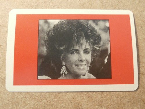 ELIZABETH TAYLOR, RARE VINTAGE 80s TRADING CARD, COLLECTOR (JT29) | eBay