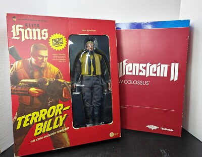 Terror Billy 12”+ Figure & Accessories Wolfenstein II NIB - NO GAME ...