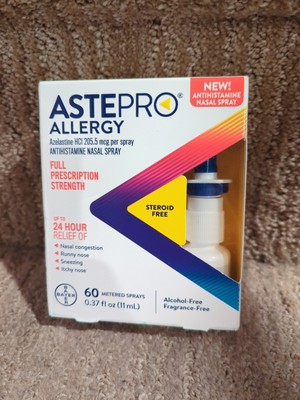 Astepro Allergy Steroid Free Antihistamine Nasal Spray 60 Metered ...
