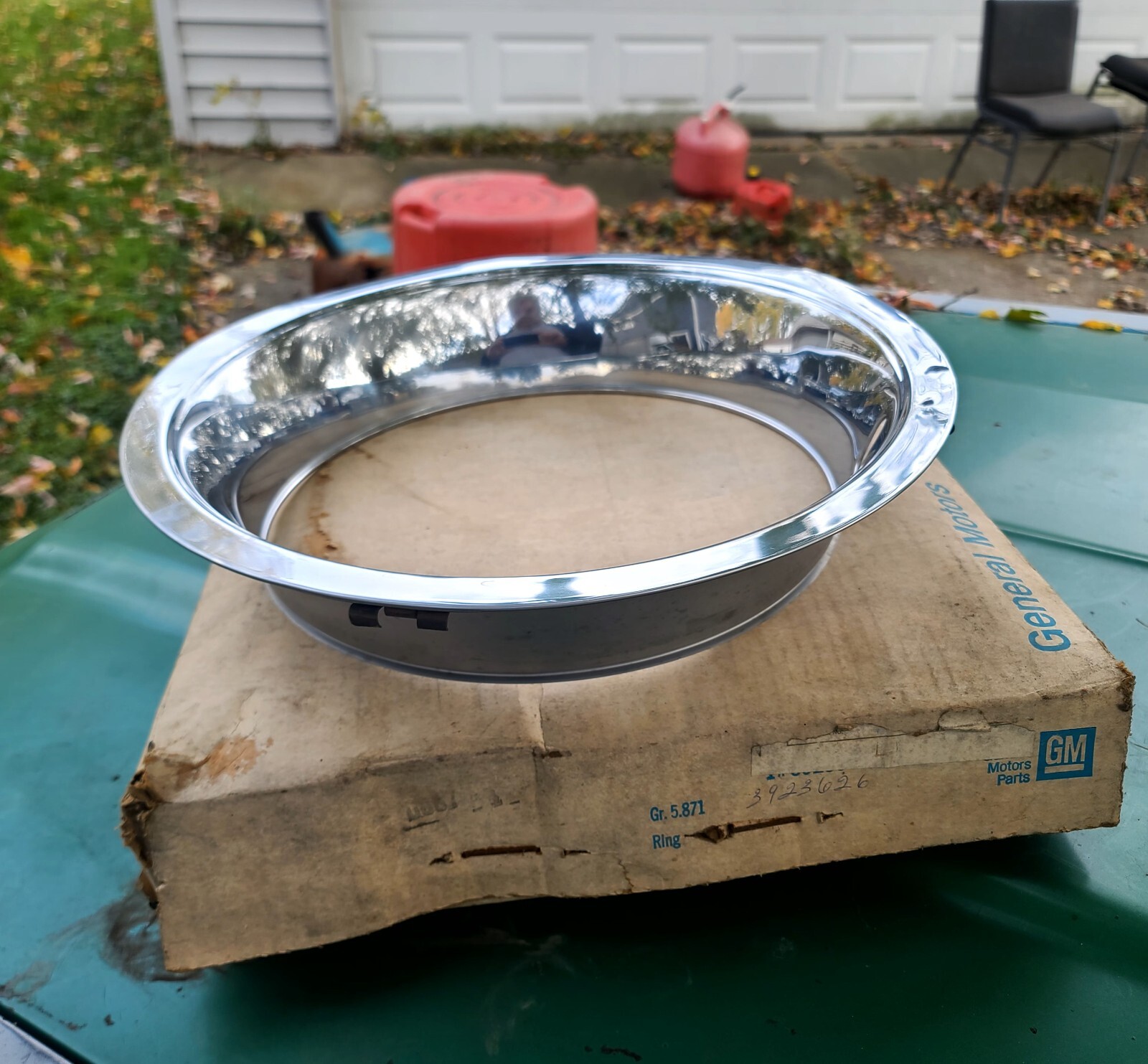 Two 1968-81 Chevrolet Corvette 15 X 8 Rally Wheel Stainless Trim Ring ...