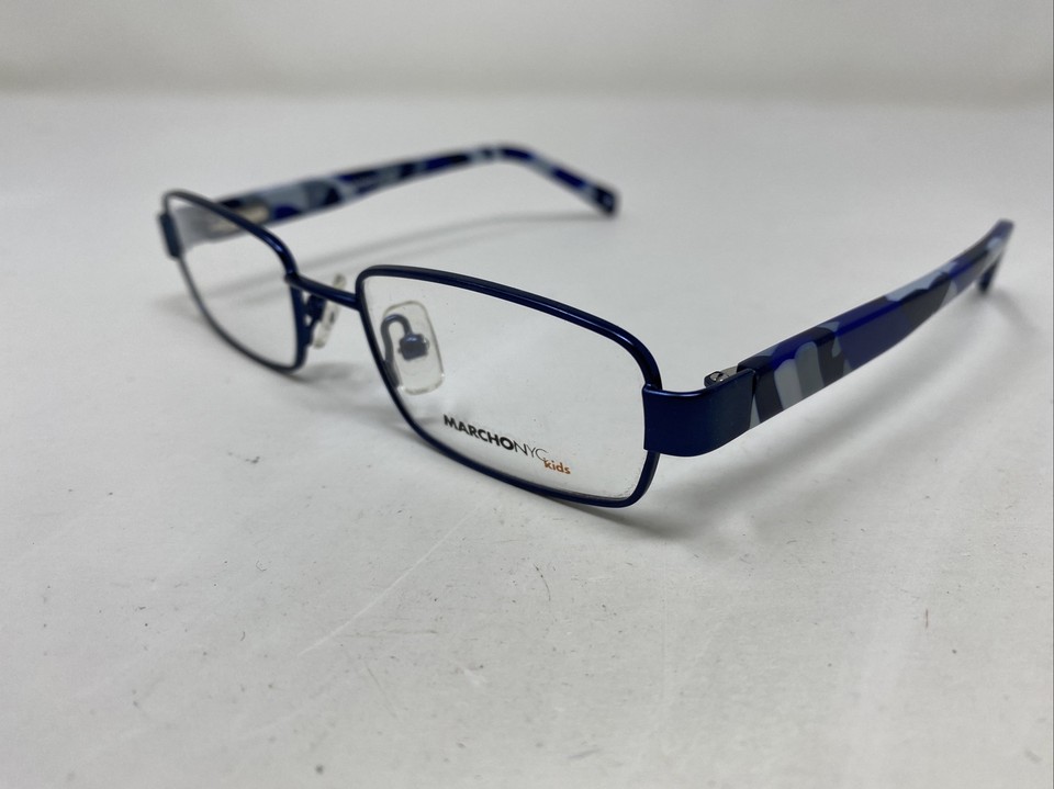 Marchon NYC Kids OLIVER 470 45-16-125 Blue Camo Full Rim Eyeglasses ...