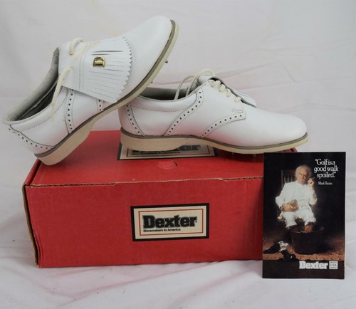 Dexter Brooks F924-9 Waterproof Leather Men Golf Shoes Size 7M w/Box | eBay