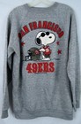 Remake San Francisco 49ers NFL Peanuts Graphic Gray Sweatshirt RM1023 ...