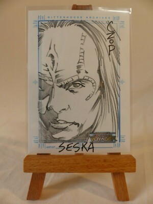 The Complete Star Trek Voyager Sketchafex sketch card Seska by John ...