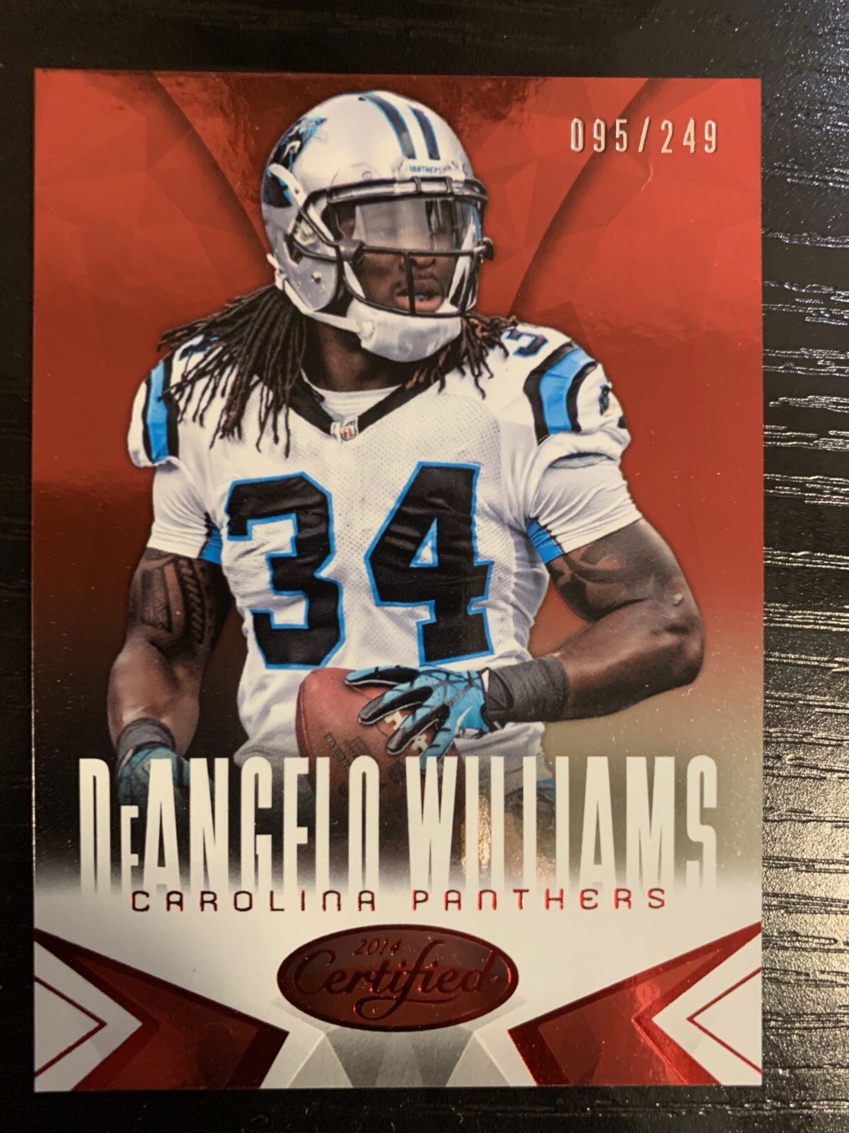 2014 Panini Certified Red /249 DeAngelo Williams #15 | eBay
