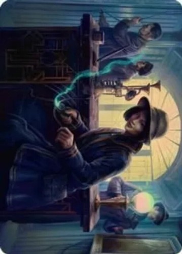 1x Art Series (15/81) - Wiretapping MTG Streets of New Capenna NM Magic ...