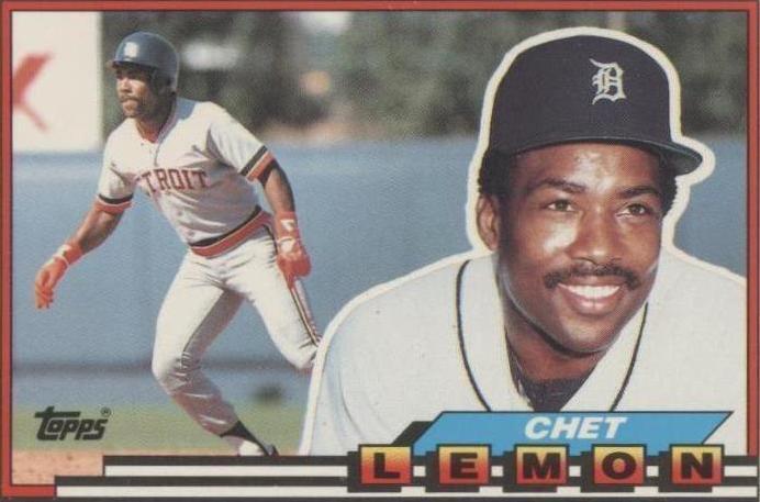 1989 Topps Big - Chet Lemon #202 for sale online | eBay