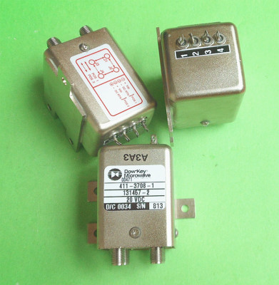 1pc Dow-Key 411-3708-1 15-20V 18GHz double pole double throw RF ...