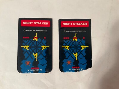 *Overlays Only* Night Stalker Intellivision Controller Insert ...
