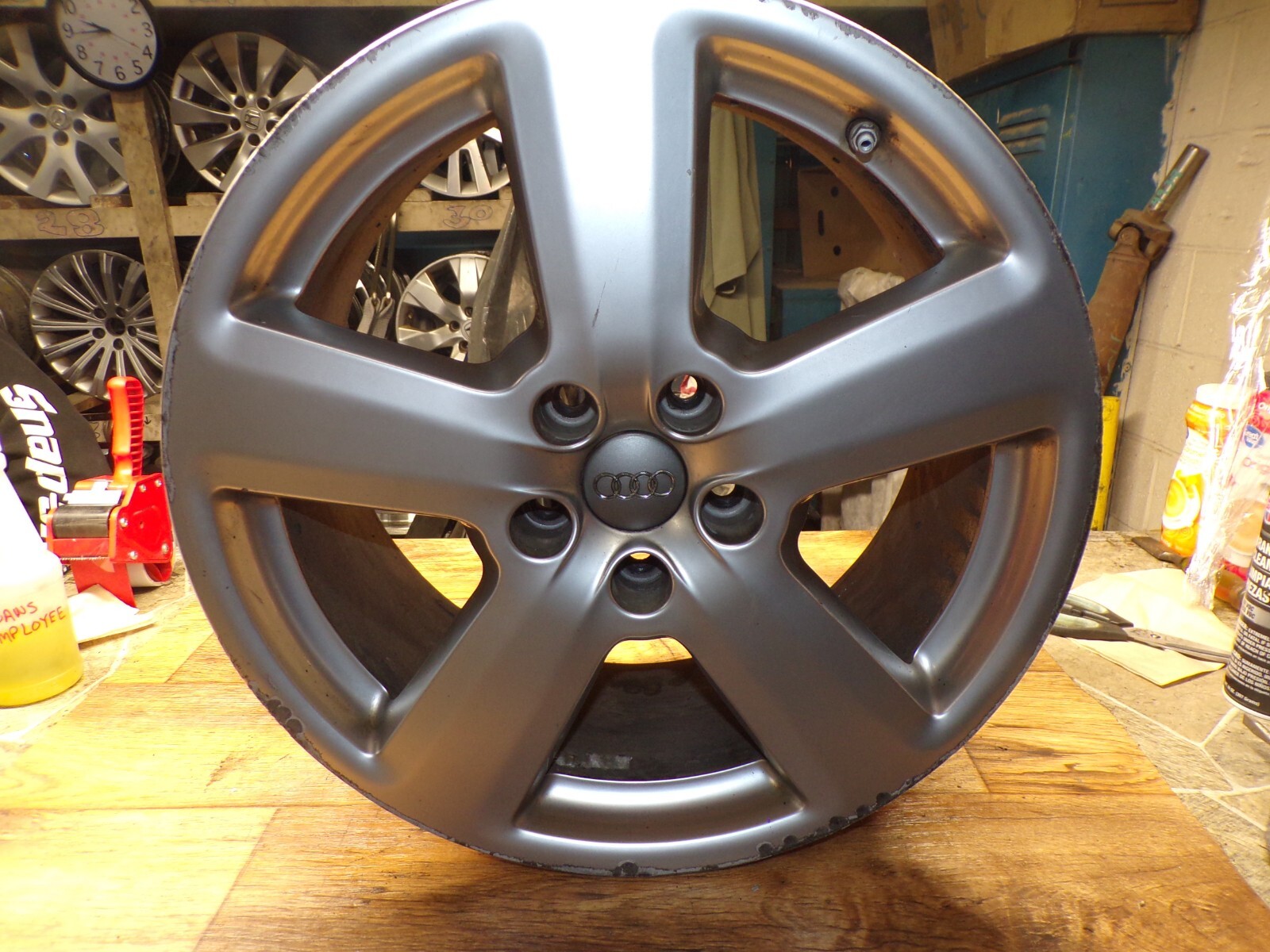2005-2010 AUDI A6 WHEEL RIM STOCK 18x8 5 LUG 112MM 5 SINGLE SPOKE ALLOY ...