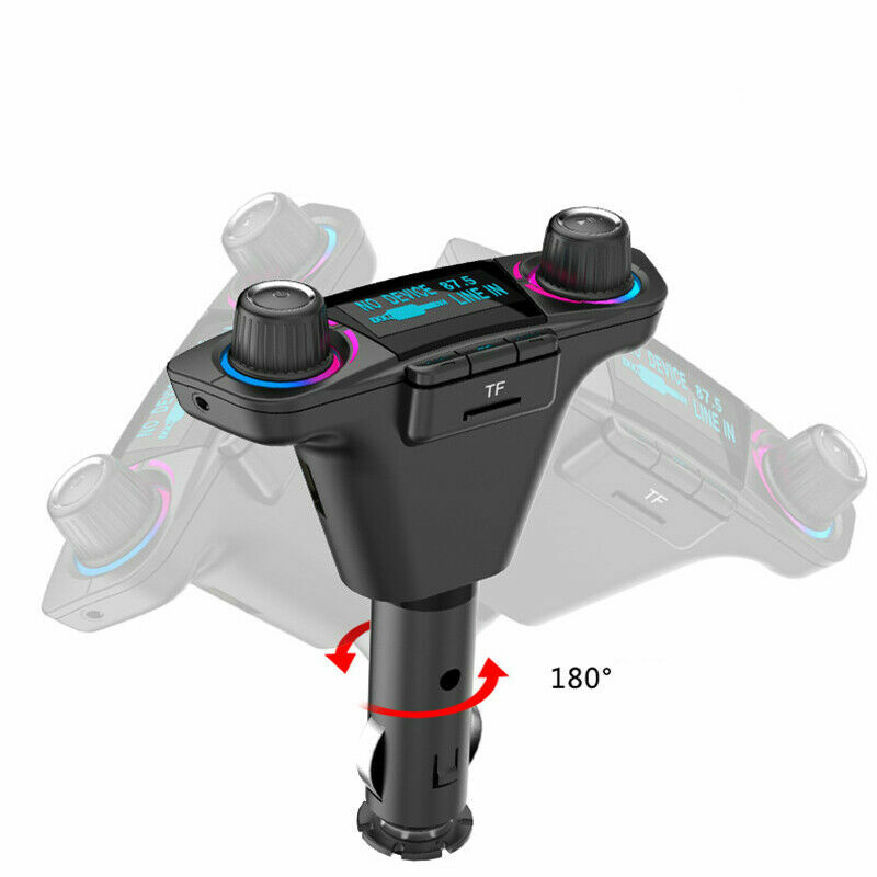 Bluetooth Car FM Transmitter MP3 Player Hands free Radio Adapter Kit ...