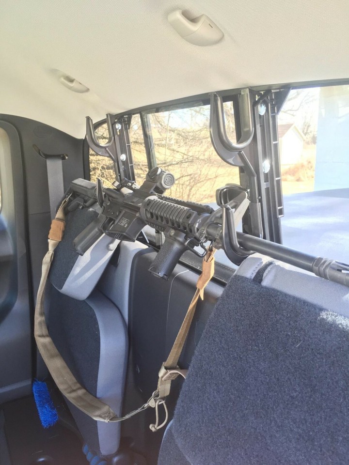 Vehicle Gun Rack Rear Window Transport Rifle Bow Shotgun Holder For Car ...
