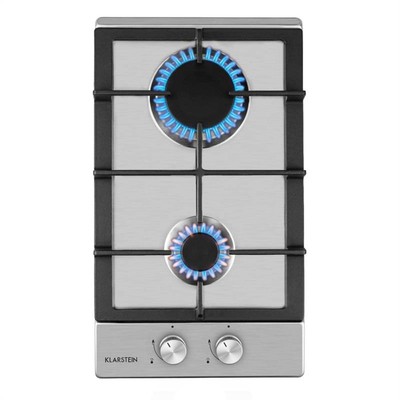 Gas Hob 30 cm 2 Burner Ring Stainless Steel Double Gas Cooker Hob Gas ...