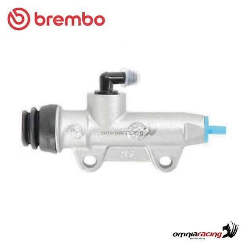Rear brake pump Brembo PS13 mm silver body wheelbase 40mm straight exit ...