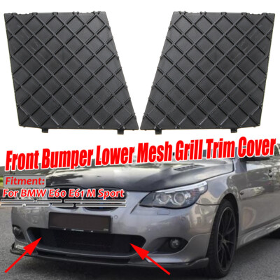 Left&Right Front Bumper Cover Lower Mesh Grill Trim For BMW E60 E61 M ...