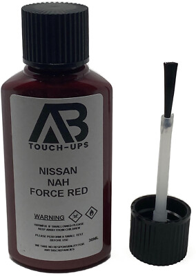 NISSAN NAH FORCE RED PAINT TOUCH UP BOTTLE BRUSH KIT 30ML | eBay