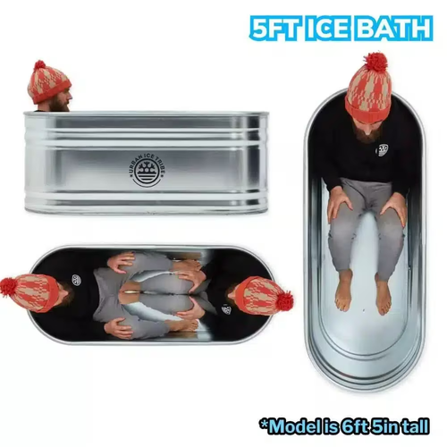 Ice Bath 5ft Steel Stock Tank - Cold Water Plunging Ice Therapy ...