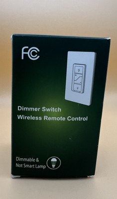 Dimmer Switch with Wireless Remote Control -Dimmer Light Switch Alexa ...