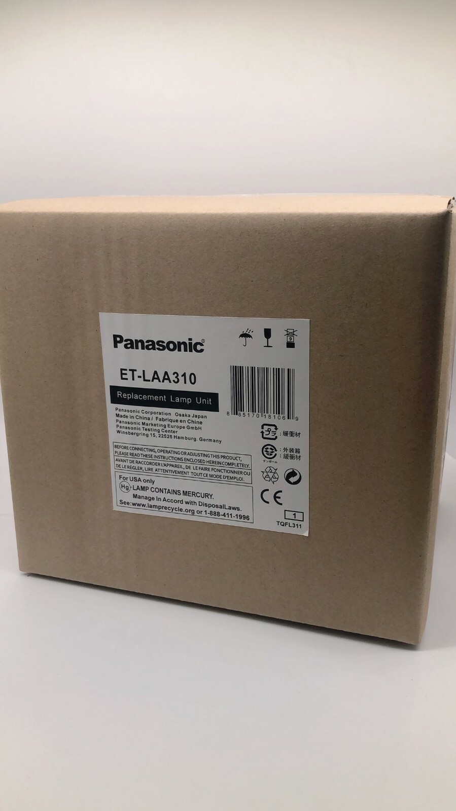NEW PANASONIC OEM ET-LAA310, ETLAA310 Projector Lamp,Bulb PT-AE7000U ...