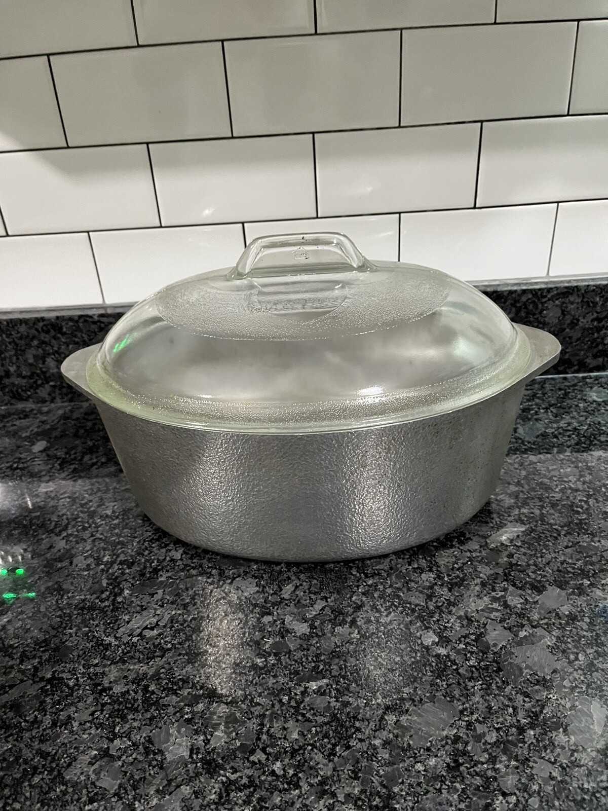 Vintage Hammercraft Hammered Club Aluminum Oval Roaster Pan with Club ...