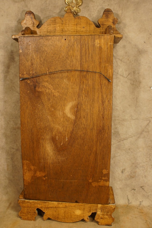 Antique Wall Mount Clock Case Hand Carved Primitive Great Wall Case No ...