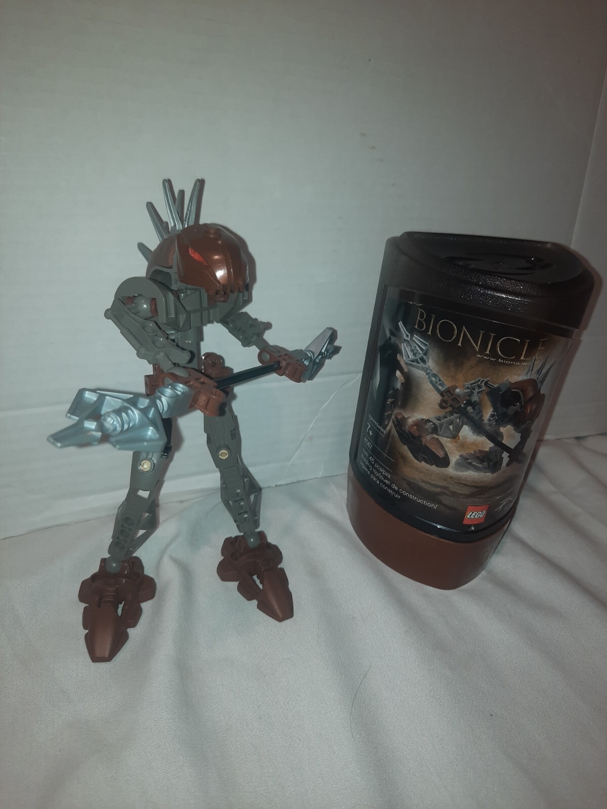 LEGO Bionicle Brown Rahkshi - “ PANRAHK “ ( 8587 ) W/ Container | eBay