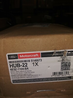 Hub-22 Motorcraft | eBay