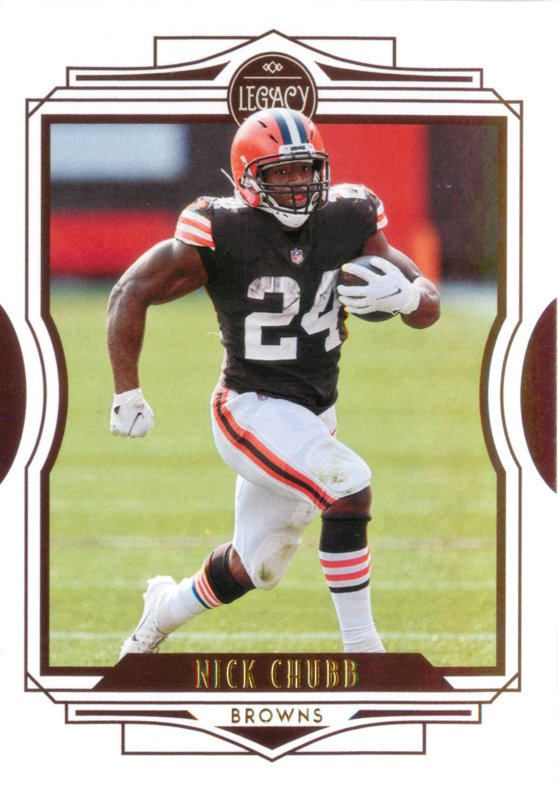 Nick Chubb 2021 Panini Legacy Football NFL Card #21 Cleveland Browns ...
