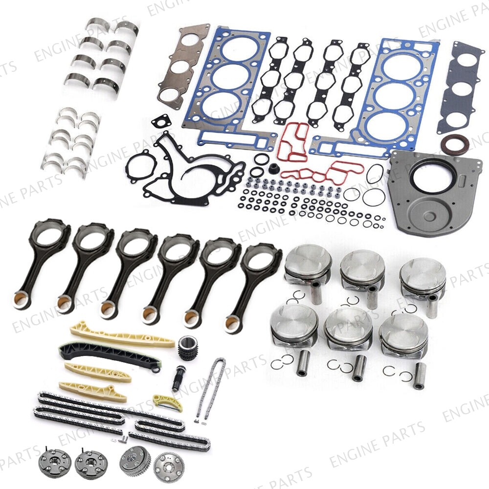M272 3.5L Engine Rebuild Rods Piston Timing Chain Kit VVT Gear For ...