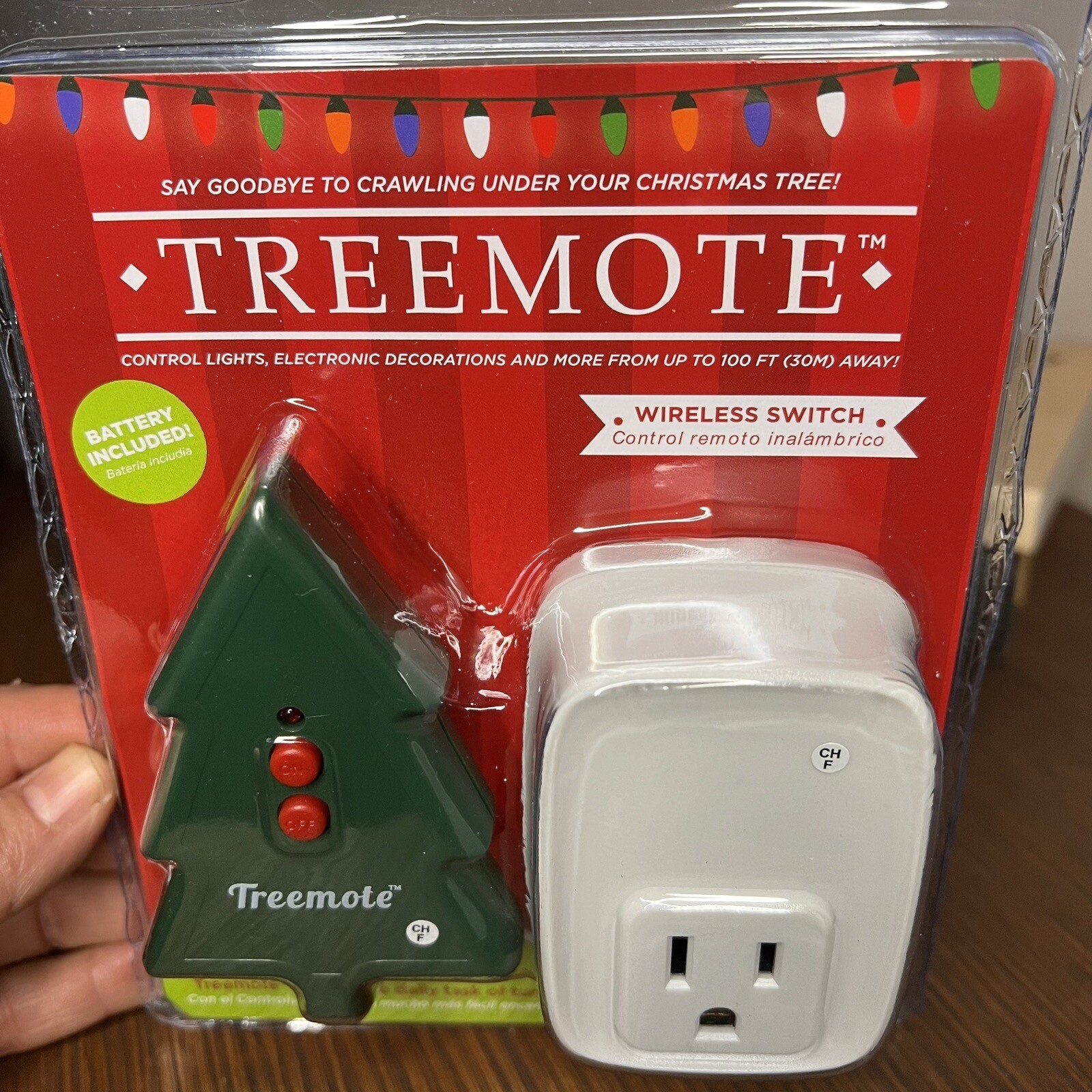 Treemote Wireless Remote Switch for Christmas Tree and Other Lights | eBay