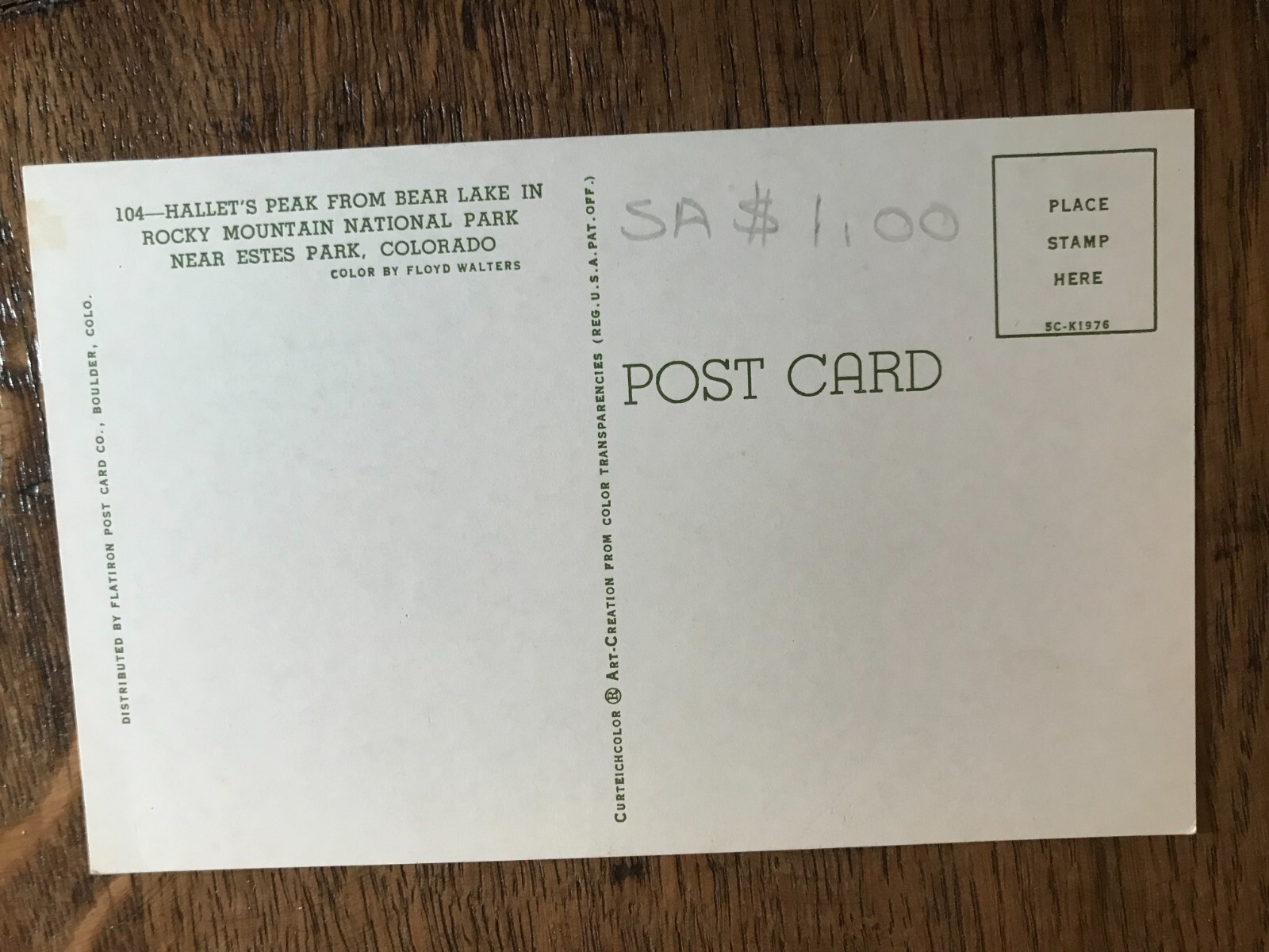 Hallet's Peak from Bear Lake in Rocky Mountain National Park Estes Park ...