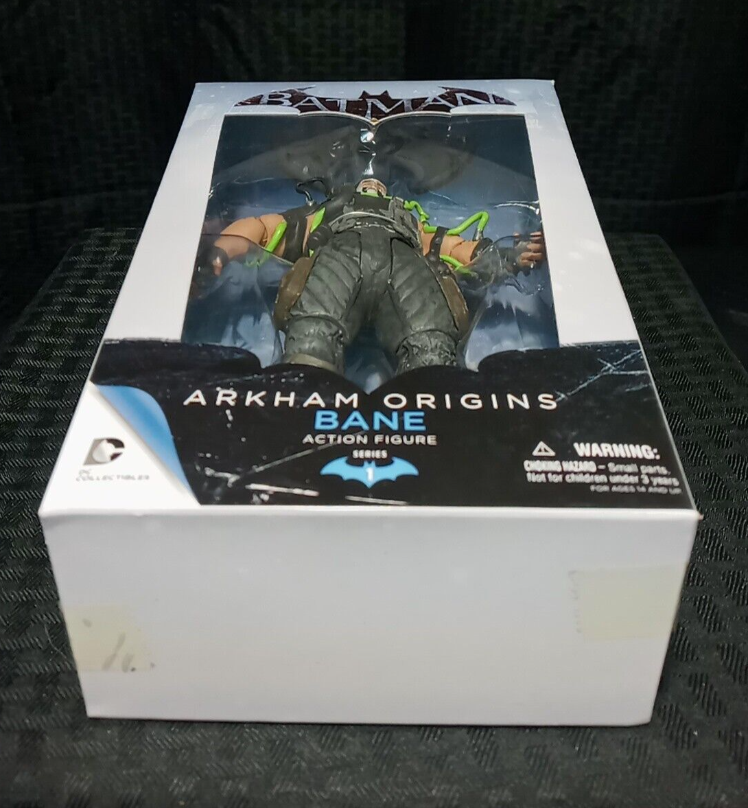 Action Figure Bane Arkham Origini Batman DC Comics Moto Tank Vehicle