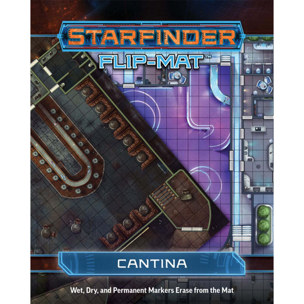 Starfinder Roleplaying Game Flip Mat Board Game for 2 Players Ages 14 ...