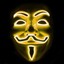 LIGHT UP ANONYMOUS MASK Guy LED Halloween Cosplay Vendetta Hacker ...