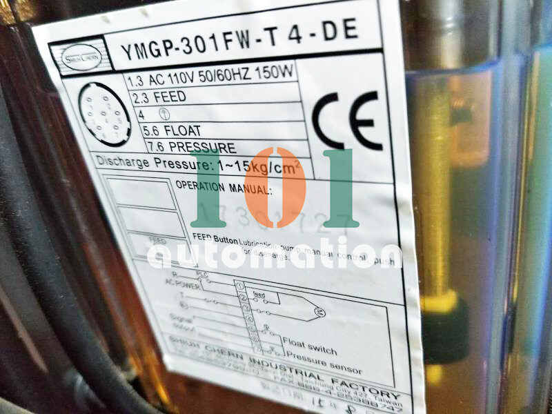 1PCS NEW FOR SHIUH CHERN Lubricating pump lubricator YMGP-301FW-T4-DE ...