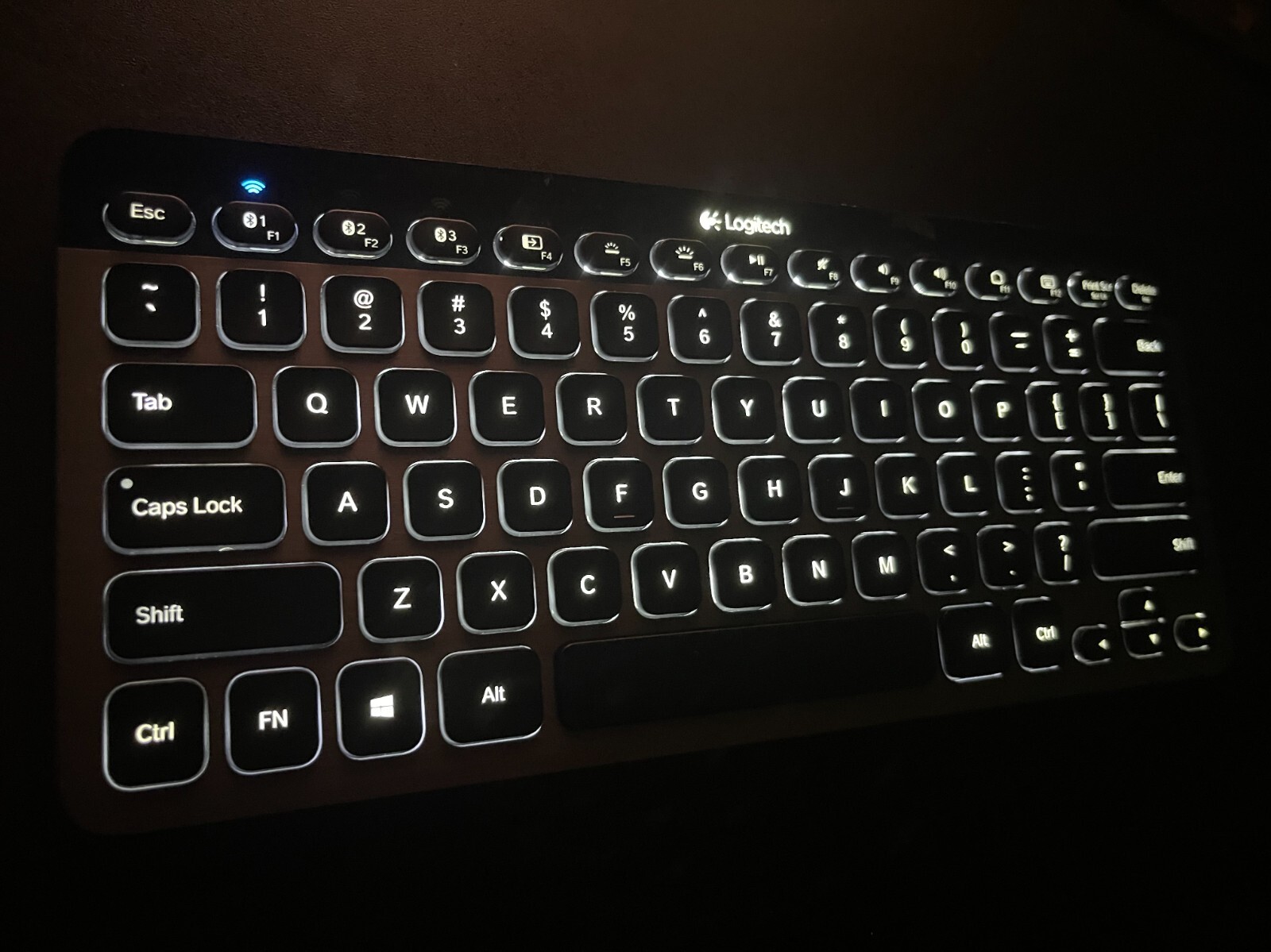Logitech K810 Illuminated Bluetooth Wireless Keyboard for sale online ...