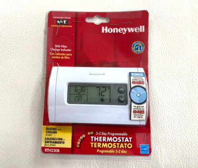 Honeywell RTH230B 5-2 Day Programmable Thermostat Heating Cooling ...
